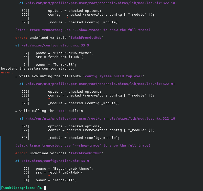 Bash No Such File Or Directory During A Grub Theme Install Help