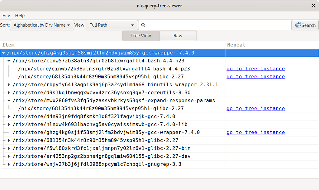 Announcing Nix Query Tree Viewer Gui Viewer For The Output Of `nix Store Query Tree