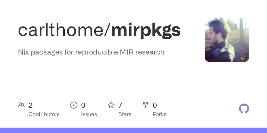 Mirpkgs - Nix packages for reproducible MIR research - Announcements - NixOS Discourse