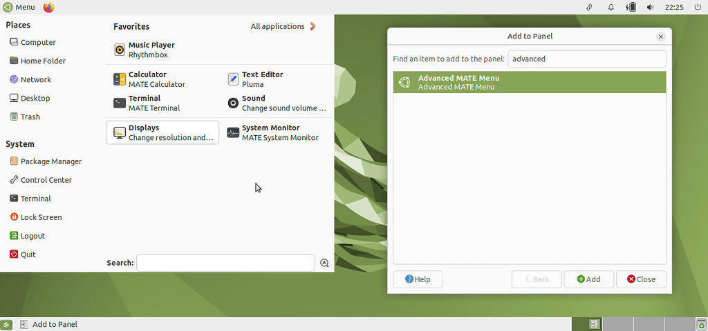 How to install the advanced mate menu? - Help - NixOS Discourse