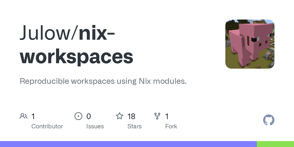 Nix-workspaces: Reproducible workspaces using Nix modules - Announcements - NixOS Discourse
