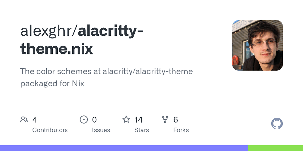 Alacritty color schemes packaged for Nix - Links - NixOS Discourse