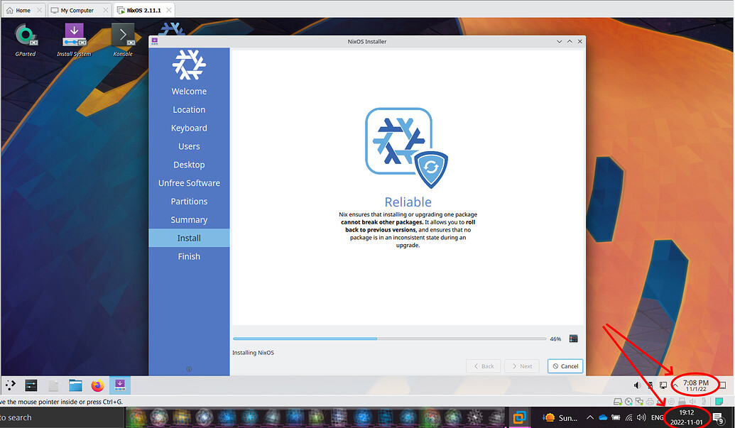 Install freezes at 46% - Help - NixOS Discourse Install freezes at 46% - Help - NixOS Discourse