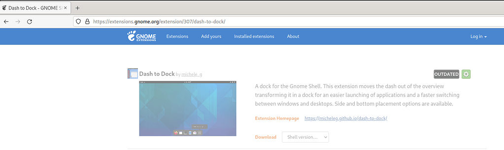 Cannot enable dash-to-dock gnome extension - Help - NixOS Discourse