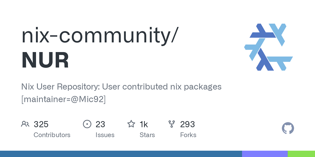 Introducing Nur The Nix User Repostory Share All Your Nix Expressions Announcements