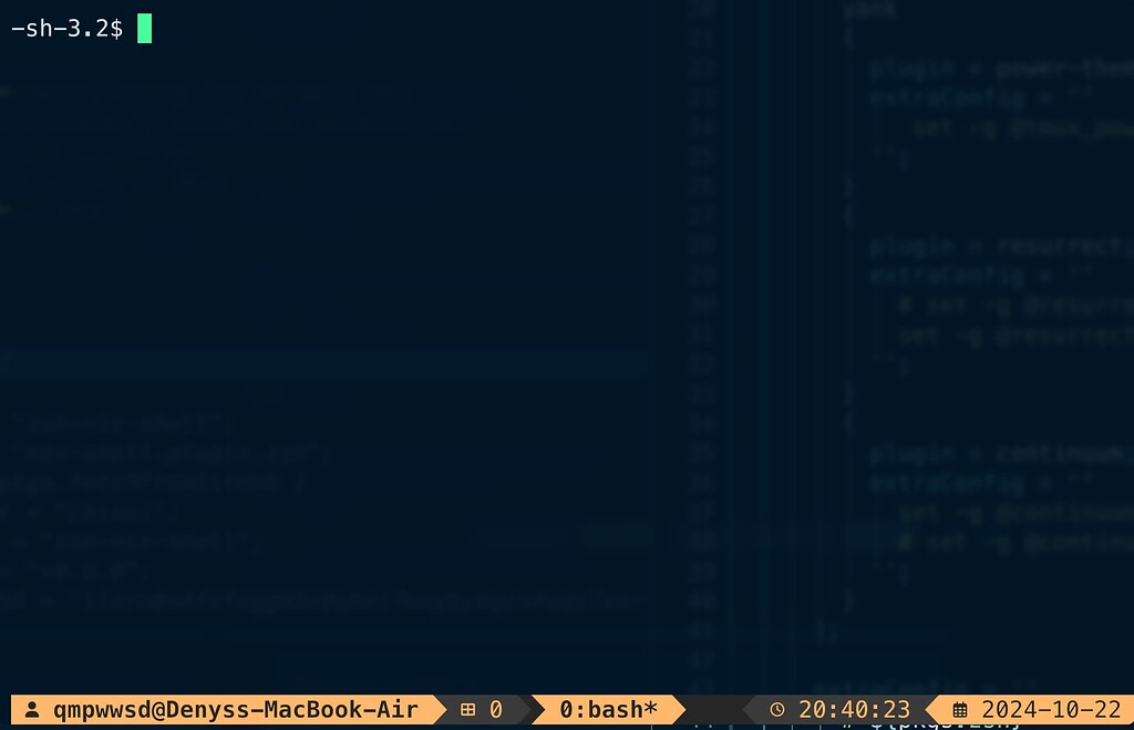 Tmux use bash instead defined zsh in home-manager - Help - NixOS Discourse