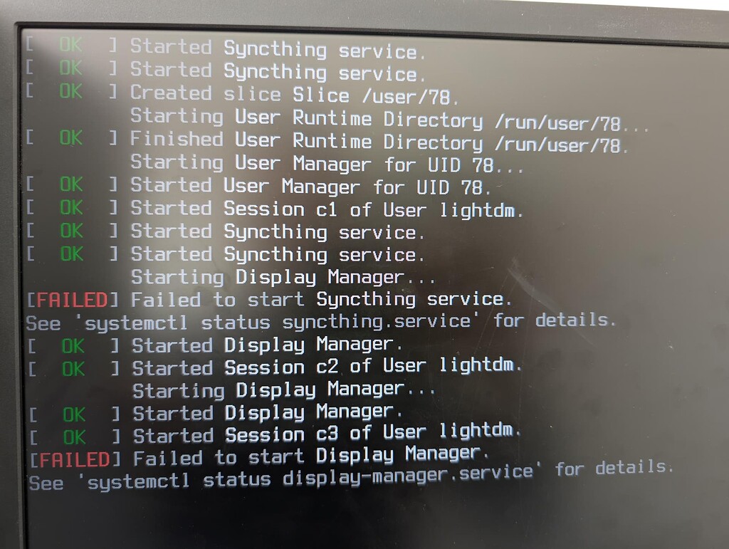 Failed to start Display Manager upon reboot - Help - NixOS Discourse