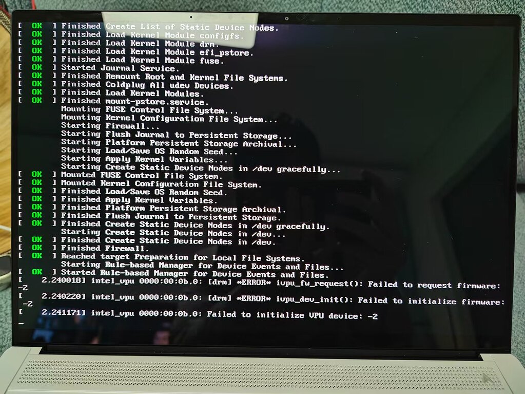 New Installation on ASUS Zenbook UX5406: intel_vpu Firmware Error -2 - Help - NixOS Discourse