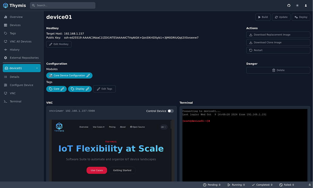 Thymis: Web-Based Dashboard and Device Provisioning for NixOS ...