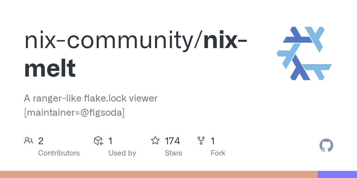 Nix Melt A Ranger Like Flakelock Viewer Announcements Nixos Discourse