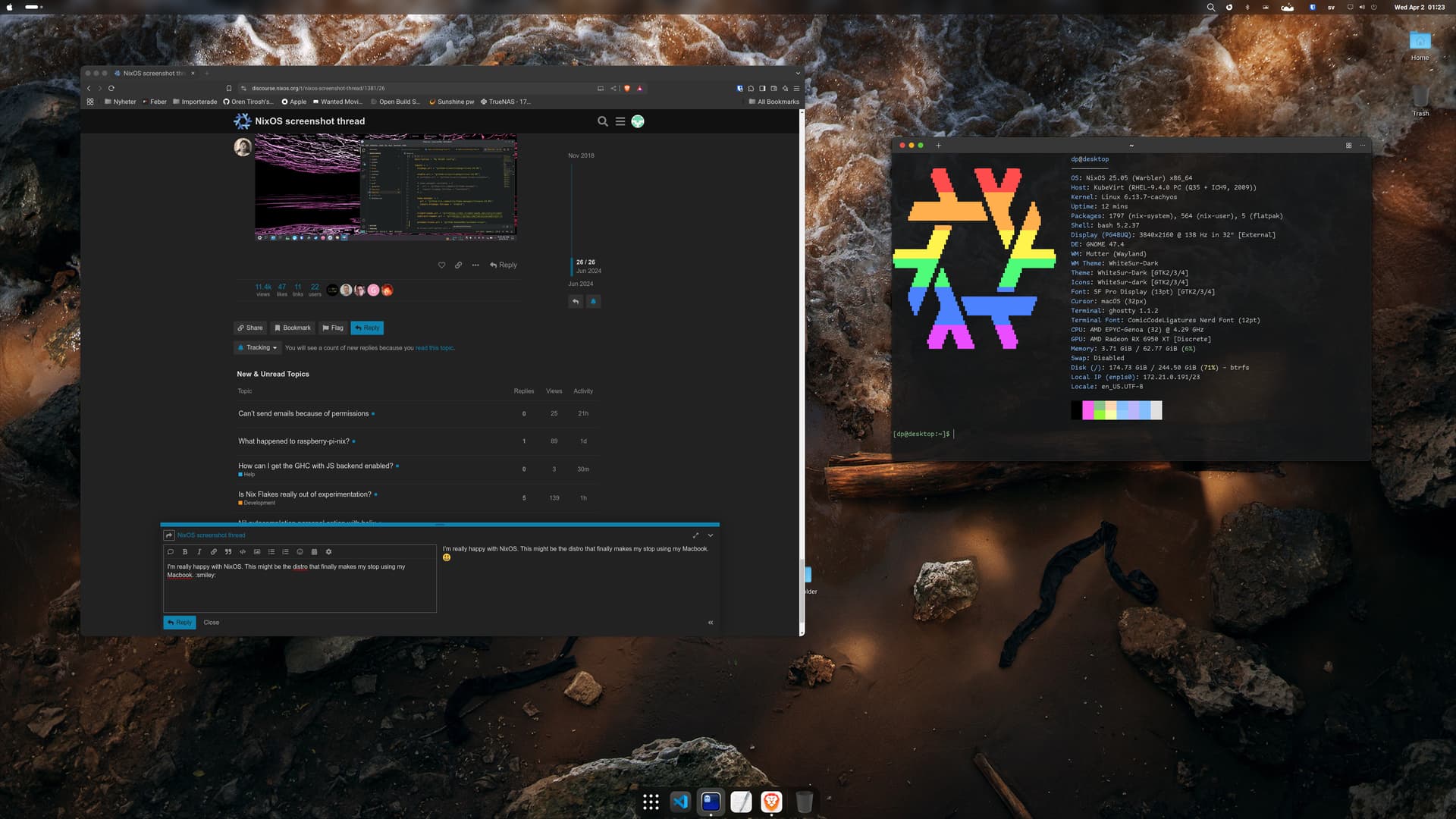 NixOS screenshot thread - Page 2 - NixOS Discourse